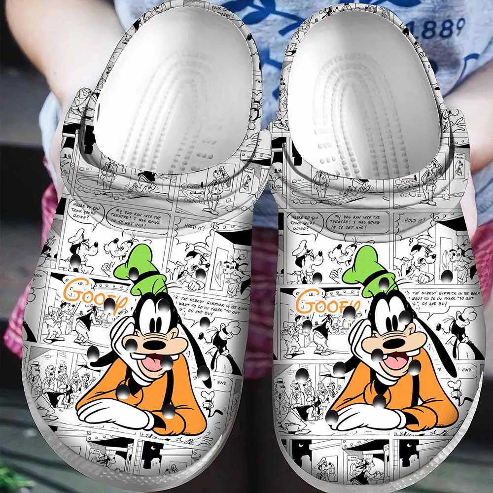 Goofy Disney Cartoon Crocs Clogs Crocband Shoes - 90sfootwear - Custom ...